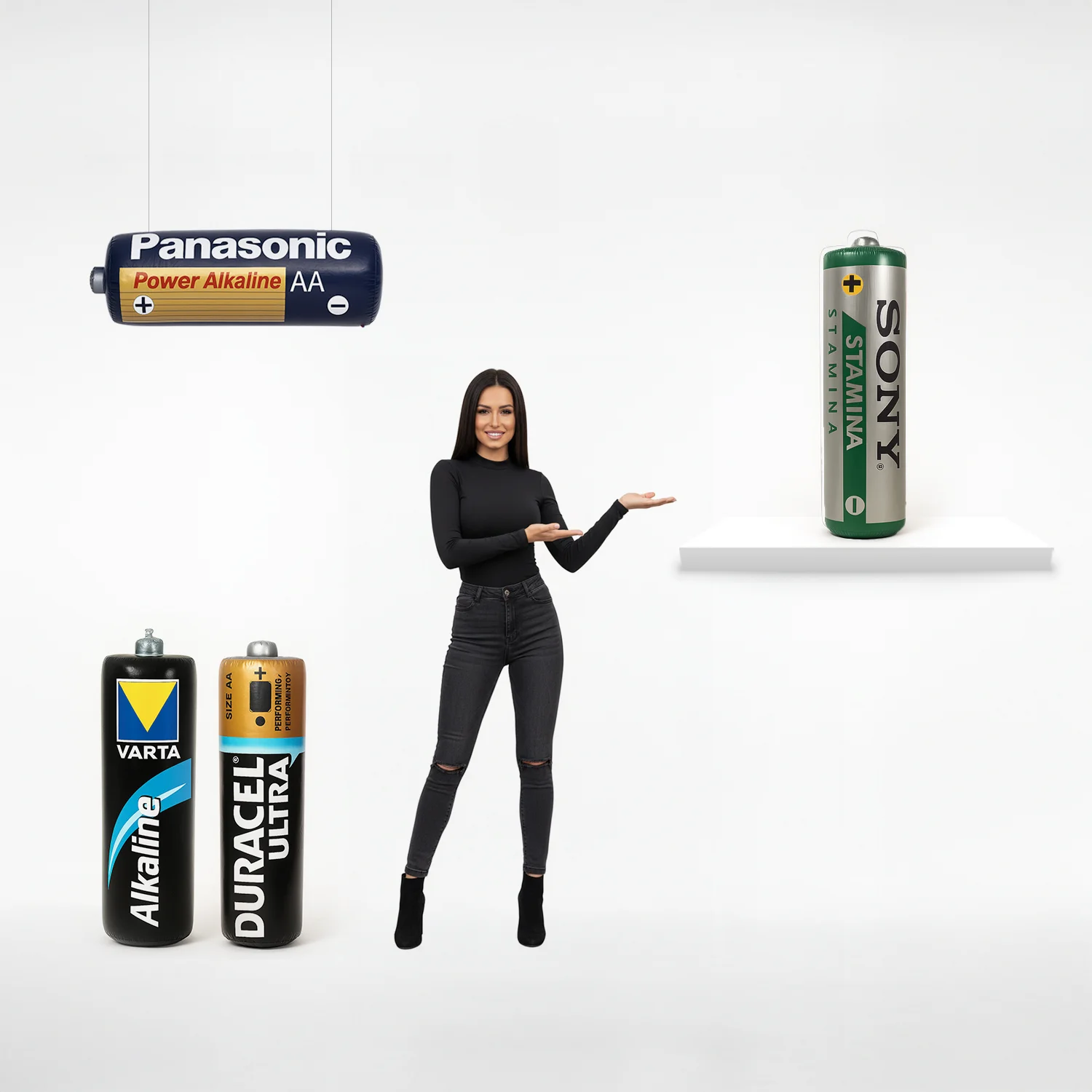 PVC Sealed Advertising Inflatable Batteries - Planet Inflatables