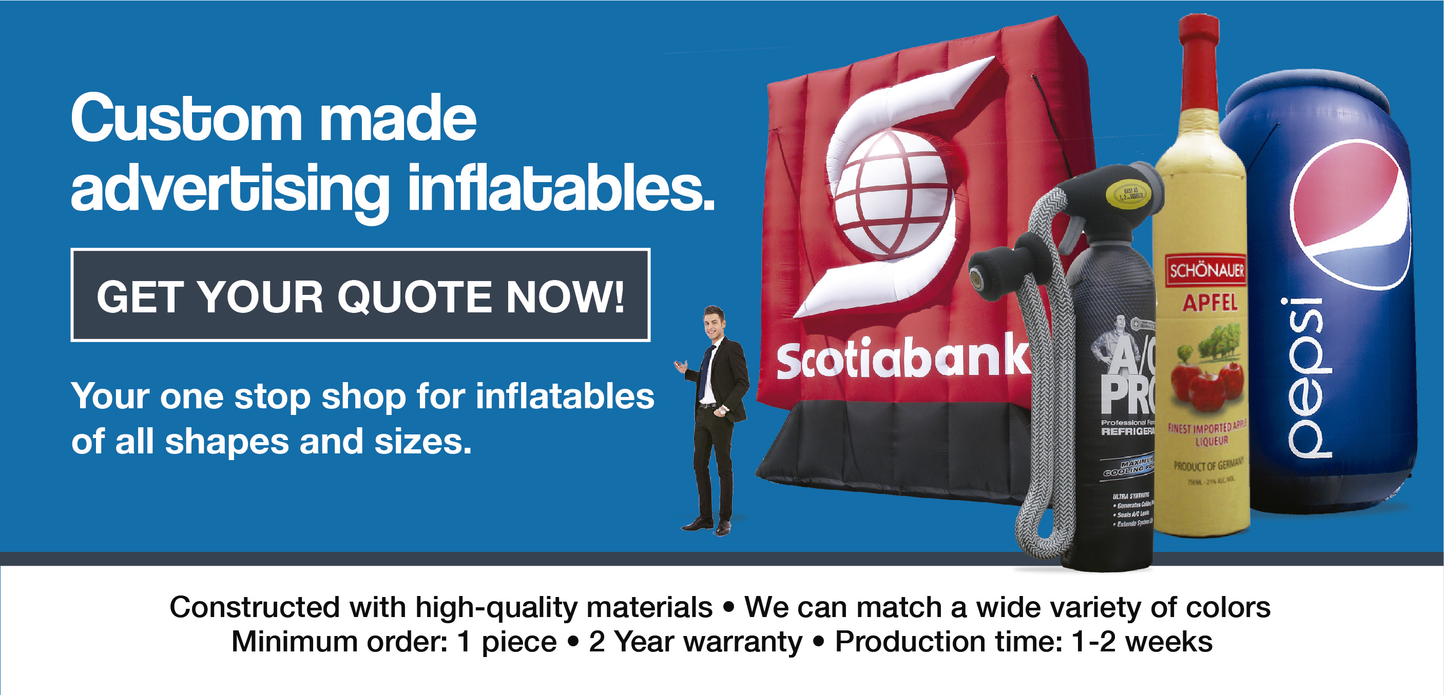 Custom Advertising Inflatables, PVC Inflatables, Helium Inflatables ...