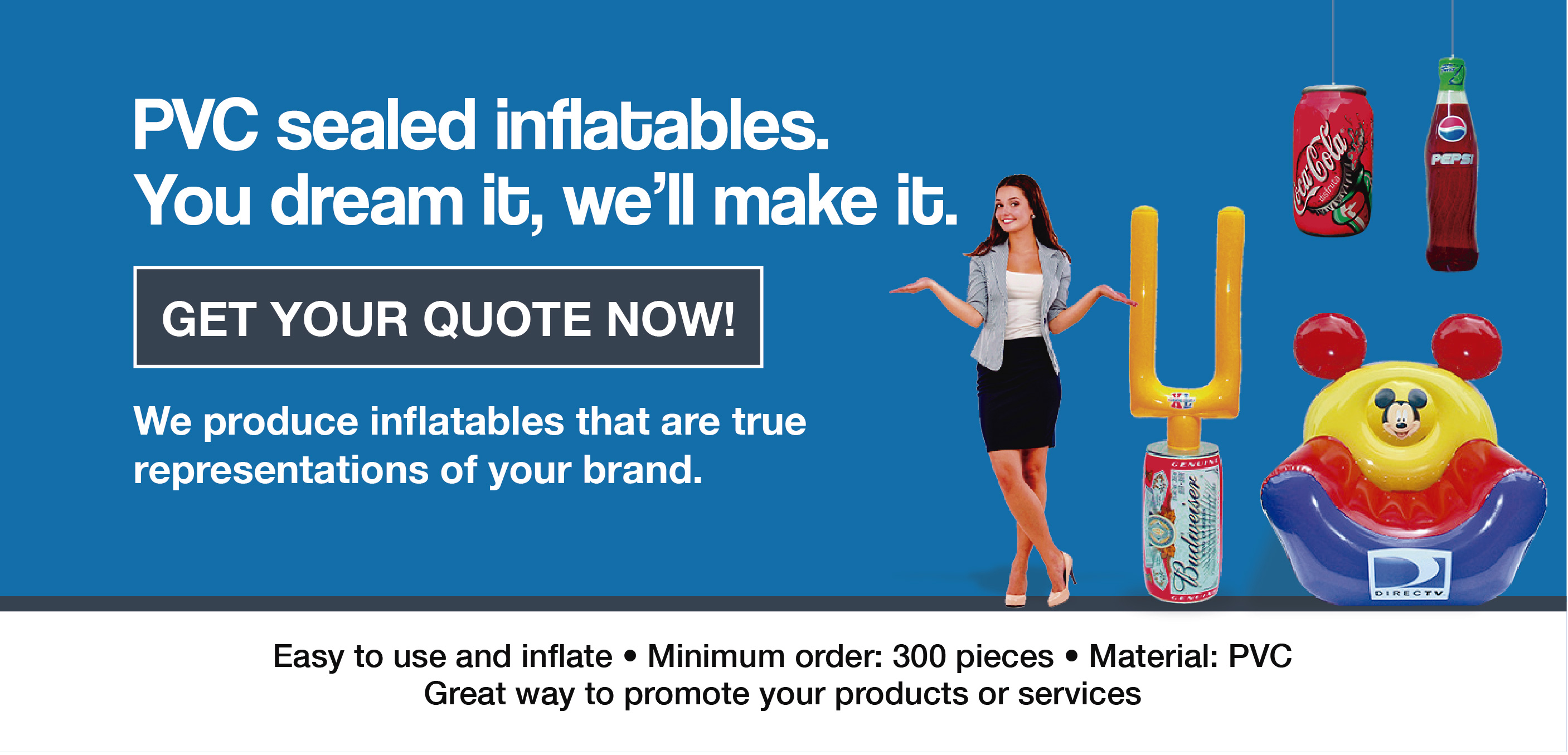 Custom Advertising Inflatables, PVC Inflatables, Helium Inflatables ...