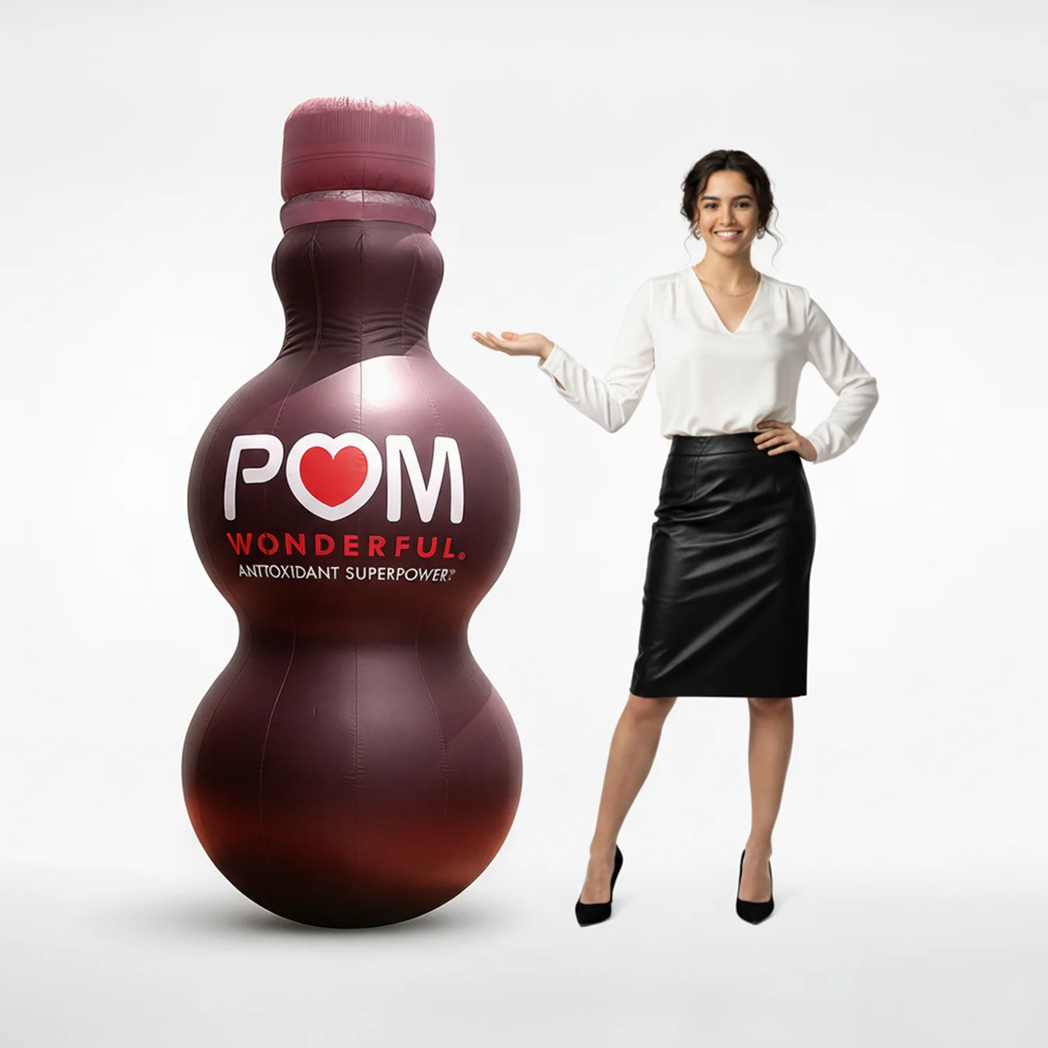Promotional Inflatable Bottle - 6 Inch - Planet Inflatables